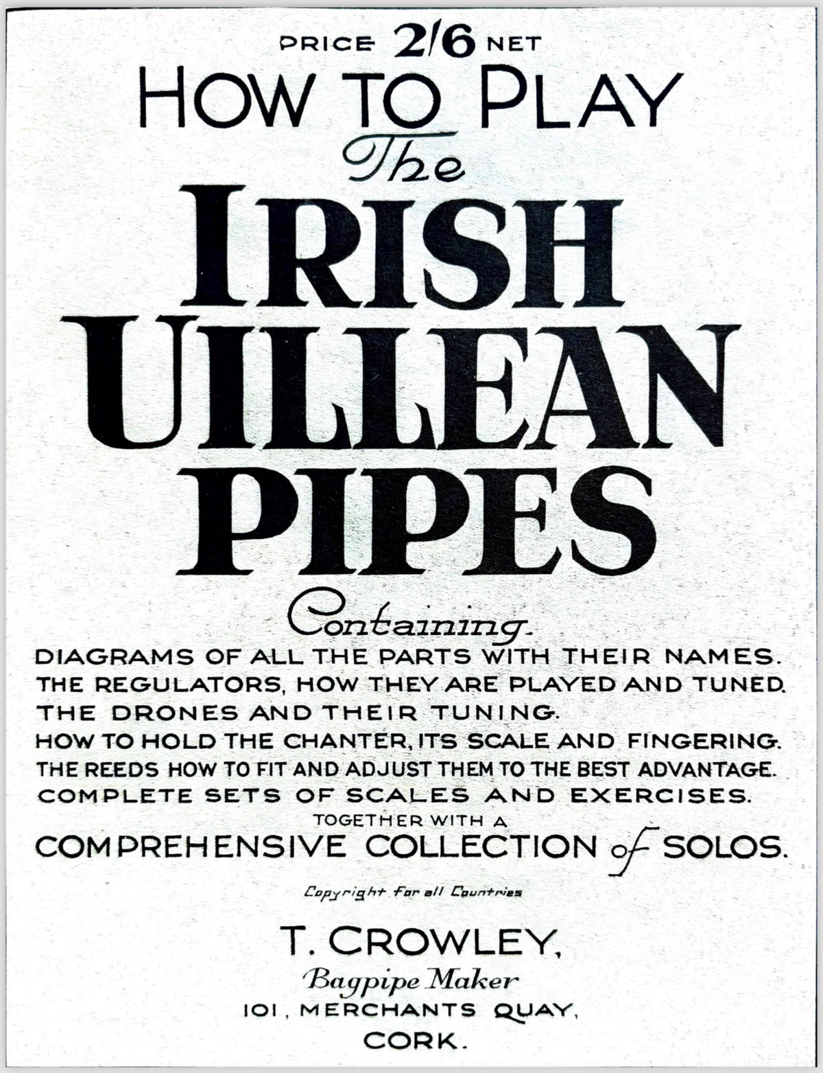 DIGITAL COPY - How to play the Irish Uillean Pipes (Tadhg Crowley ...