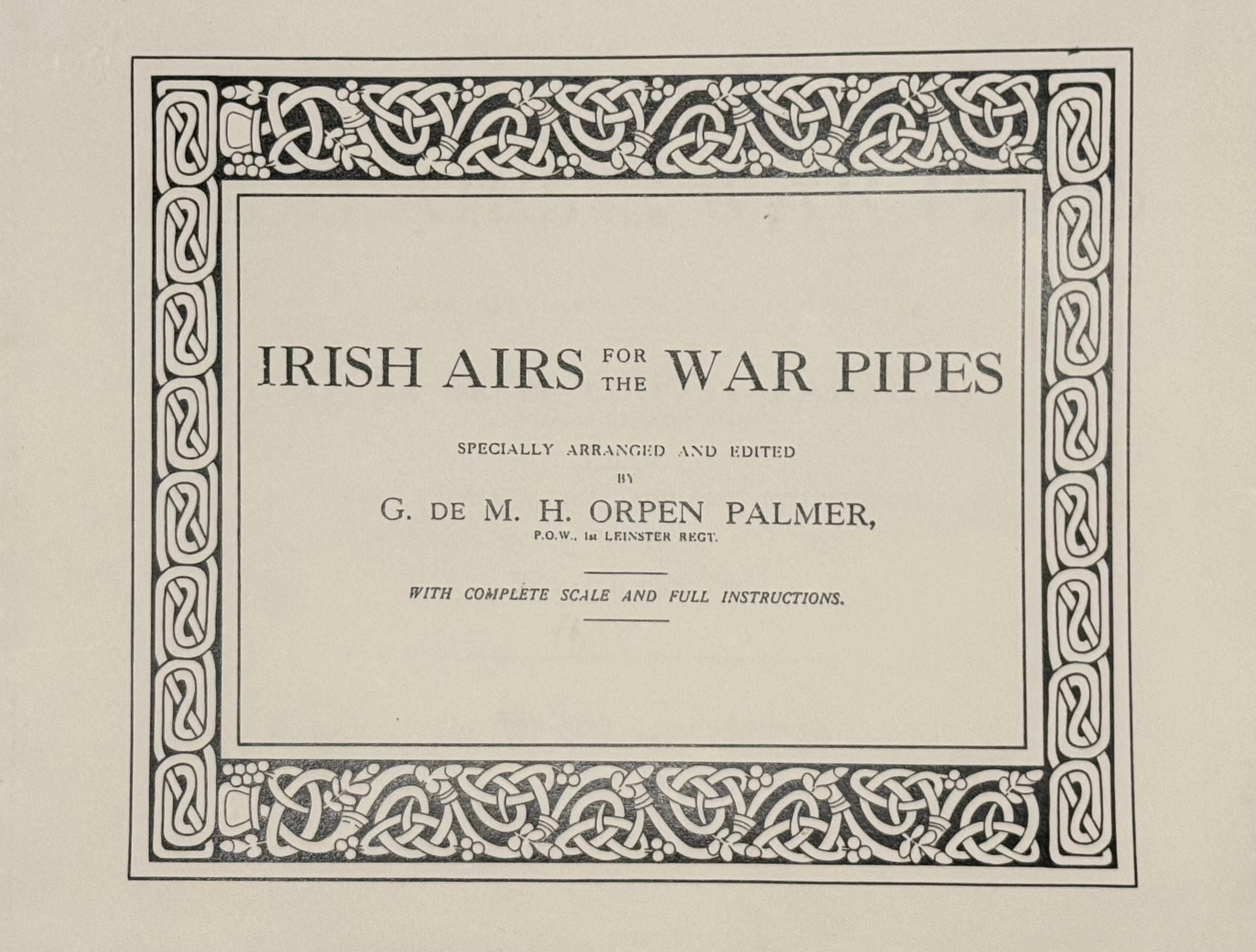 Irish Piping: Irish Warpipes, Pipe Bands and Irish Music